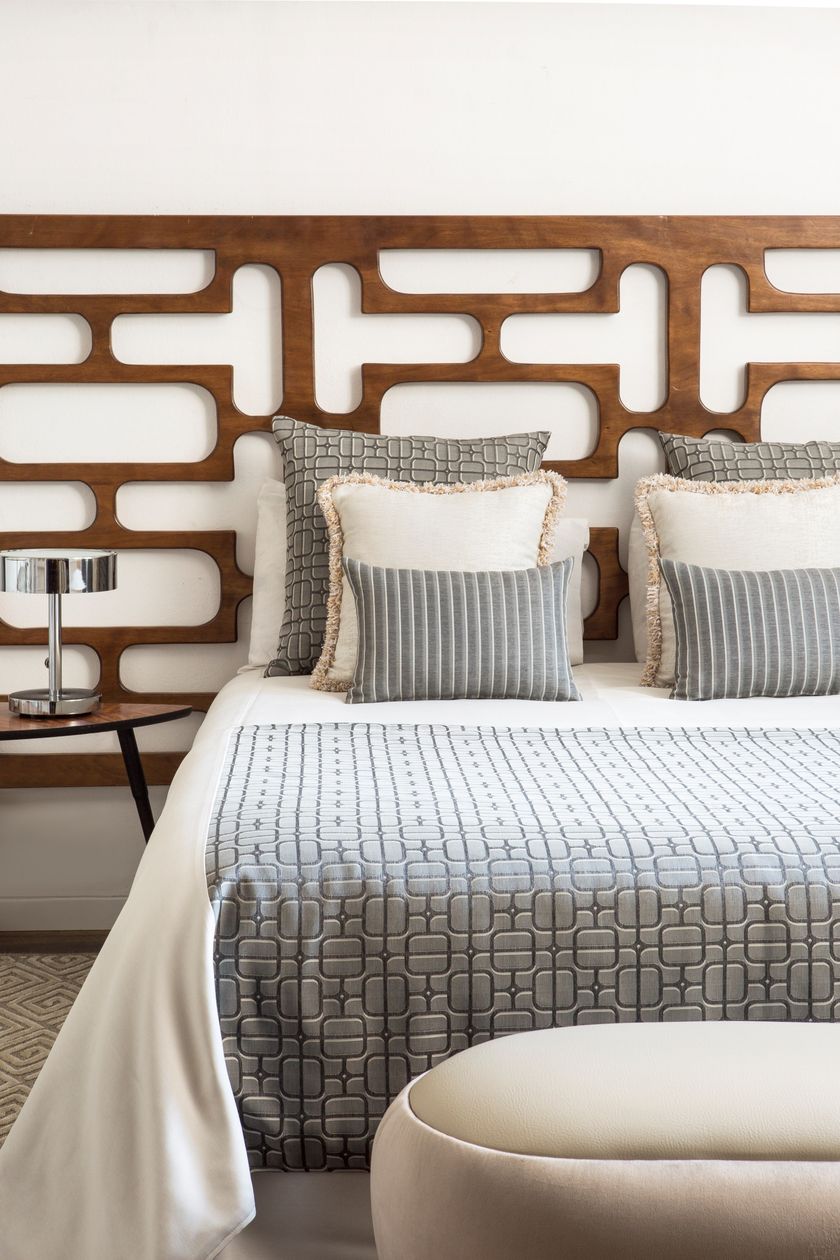 Striped synthetic fibre fabric ARIADNA By Gancedo