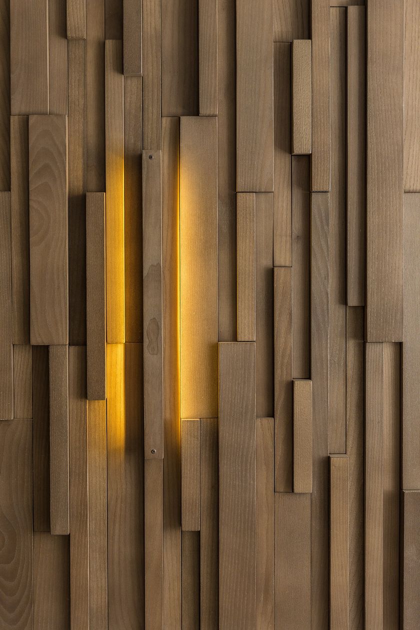 Modular wooden 3D Wall Cladding ARKANSAS By NEXT LEVEL DESIGN STUDIO