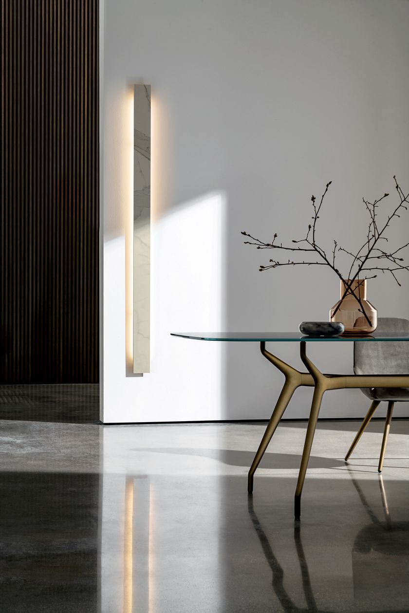 ARKOS SHAPED | Rectangular table Arkos Collection By Sovet italia design Gianluigi Landoni