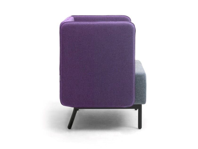 AROUND Fireproof fabric easy chair with USB socket By Leyform | design ...