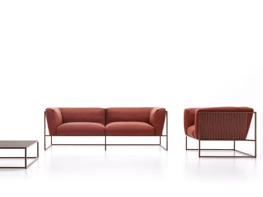 ARPA Fabric garden armchair with armrests By MDF Italia | design Ramón ...