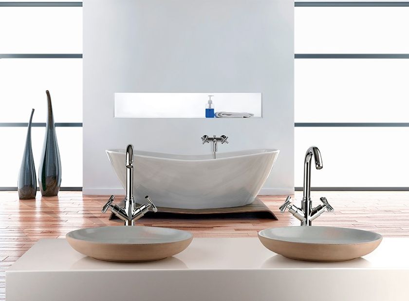 ART Countertop brass washbasin mixer By I Crolla Rubinetterie | design ...