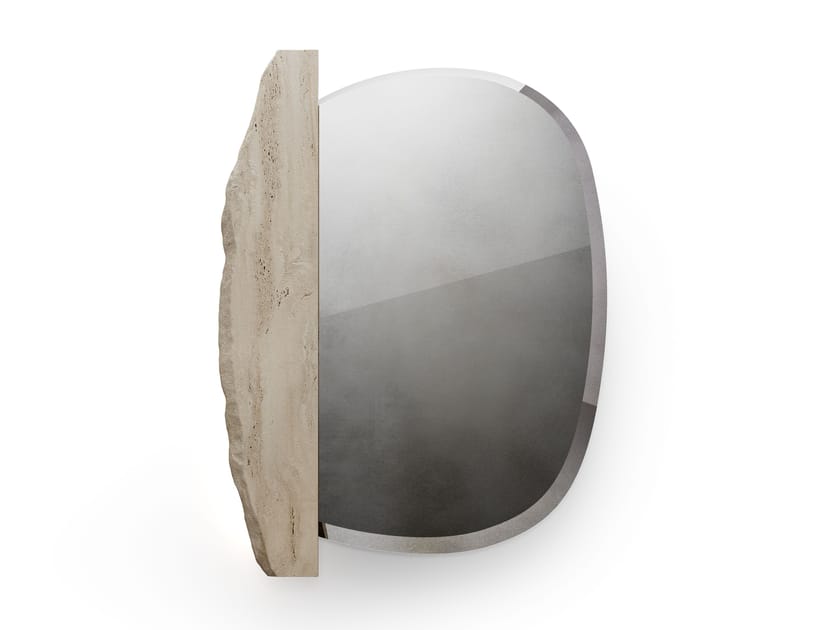 Framed Travertine Mirrors with integrated lighting | Archiproducts