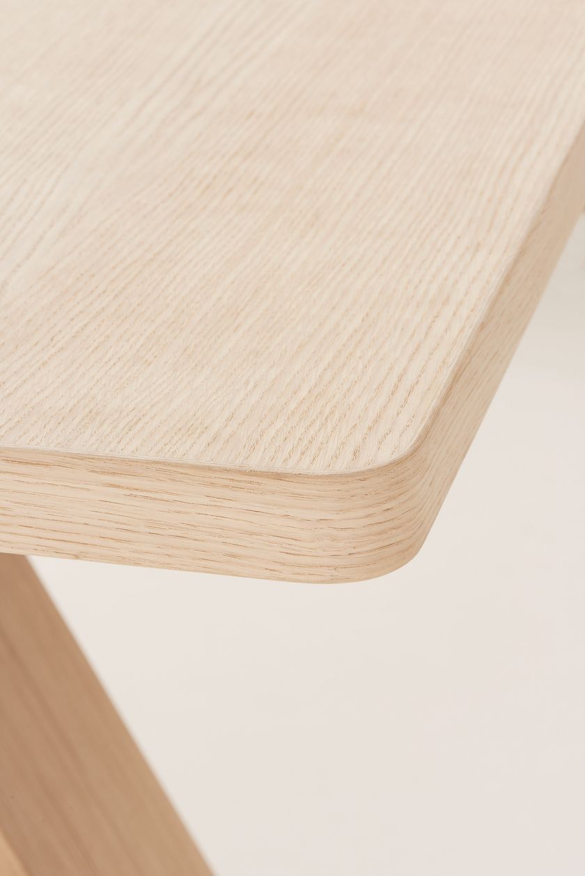 Rectangular wooden dining table ARTFUL By Segis design Massimiliano Mornati
