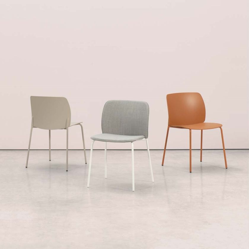 ARYN MAX Stackable fabric chair By INCLASS | design Jonathan Prestwich