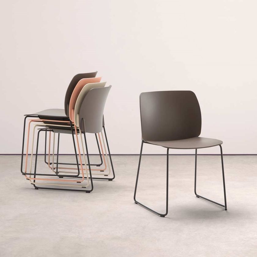 ARYN MAX | Sled base chair By INCLASS design Jonathan Prestwich