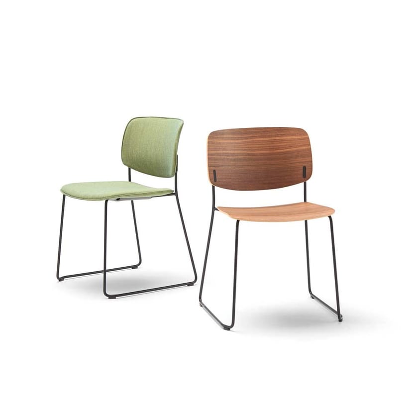 ARYN WOOD | Sled base chair By INCLASS design Jonathan Prestwich