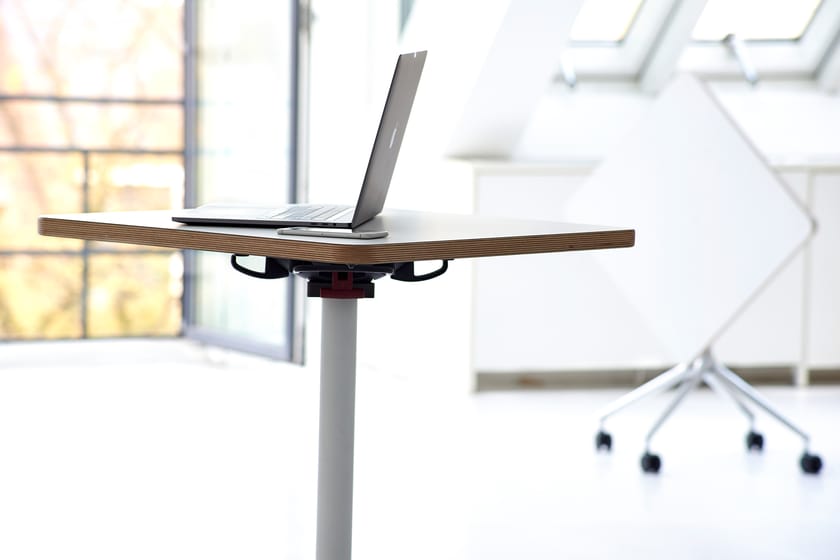 AS500 Drop-leaf wooden high table By Howe | design Andreas Störiko