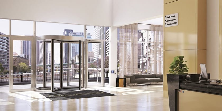 Swivel Automatic entry door ASSA ABLOY RD100 By ASSA ABLOY