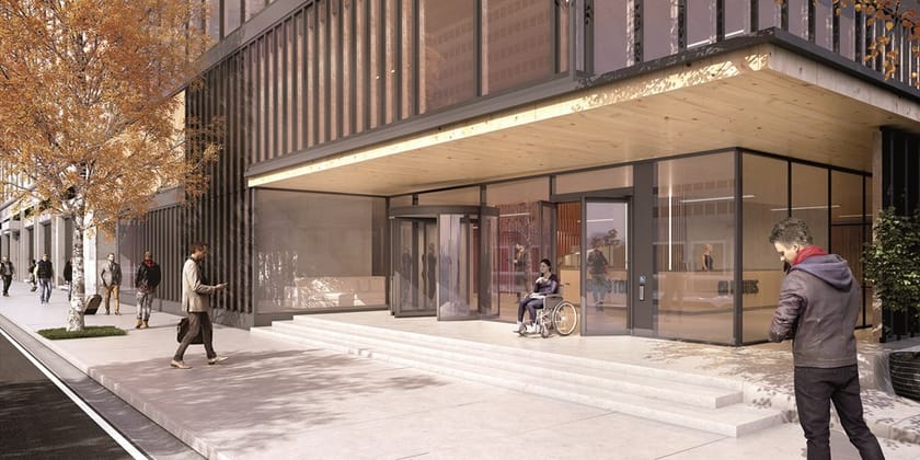 Puerta de entrada automática batiente ASSA ABLOY SW200 I By ASSA ABLOY ...