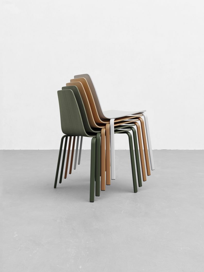 ATAL Stackable wooden chair By Alki | design Form Us With Love