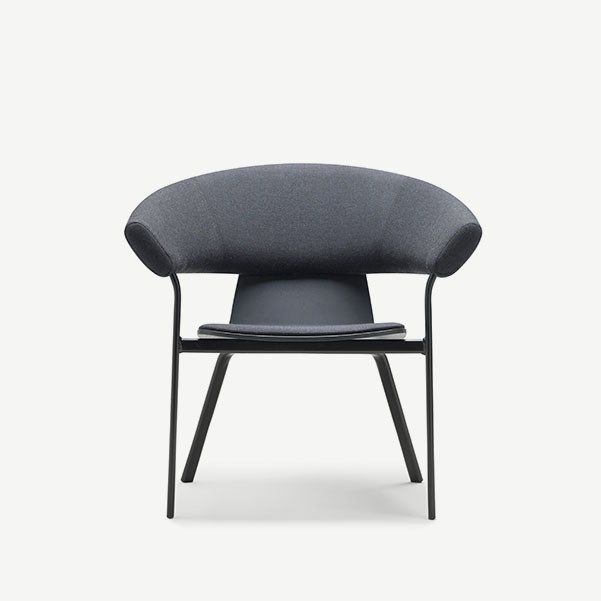 ATAL LOUNGE Fabric easy chair with armrests By Alki | design Form Us ...