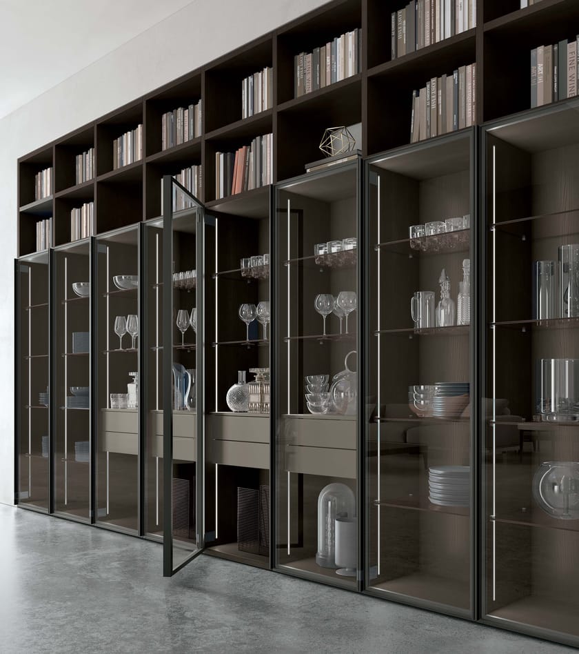 ATLANTE UNIT AT222 storage wall By Tomasella