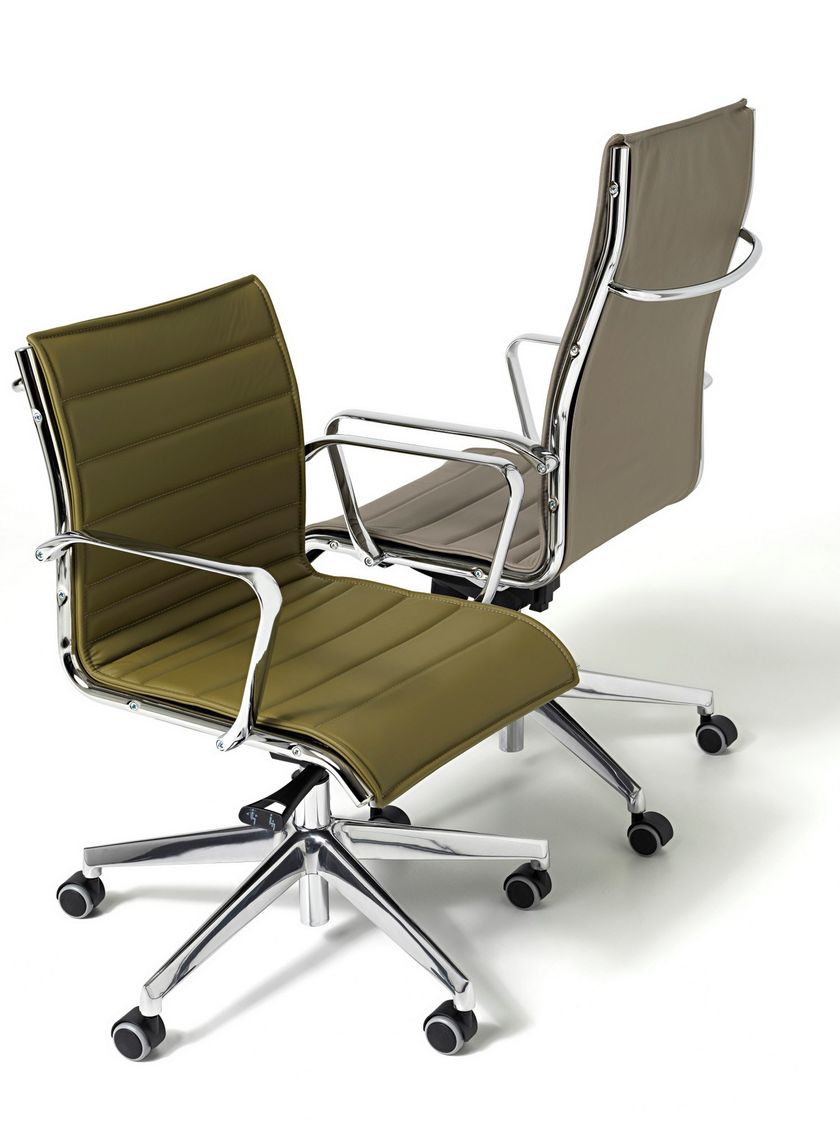AUCKLAND | Leather executive chair Auckland Collection By Diemme