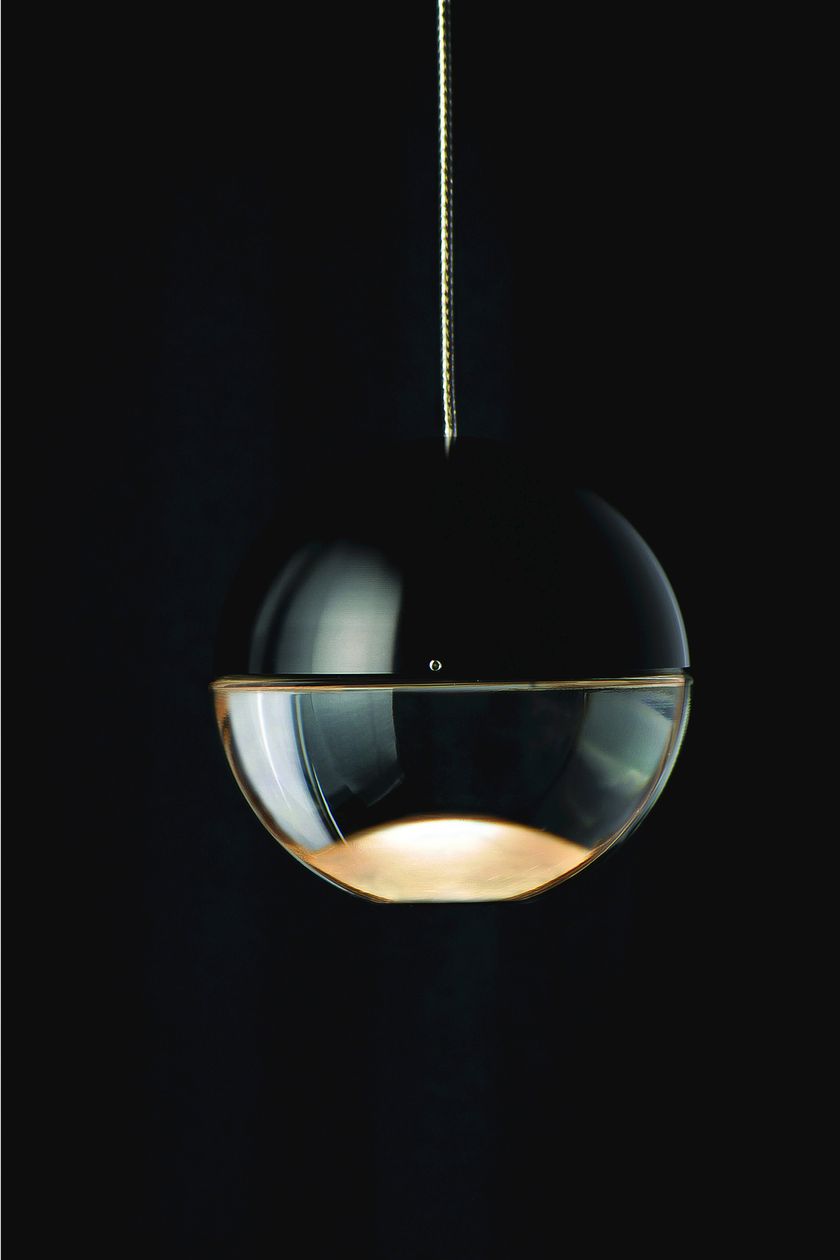 LED dimmable Anodized aluminium pendant lamp AURA By Archilume