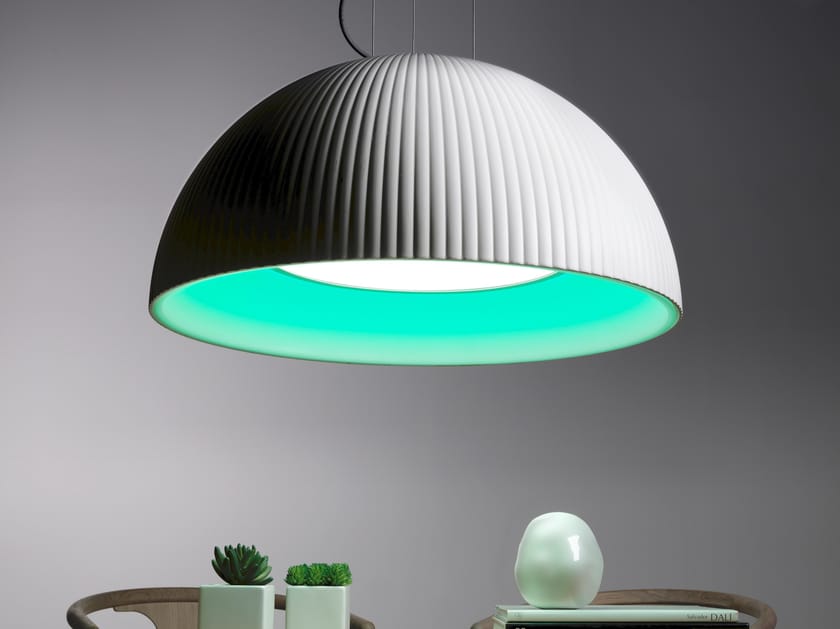 LED RGB pendant lamp AURA By Grok design Josep Patsí