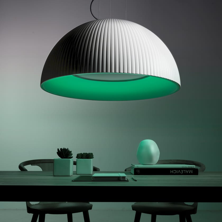LED RGB pendant lamp AURA By Grok design Josep Patsí