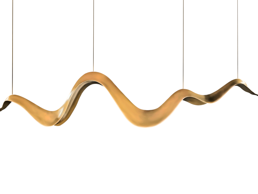 LED fiberglass pendant lamp AURA KC 049 By KARPA