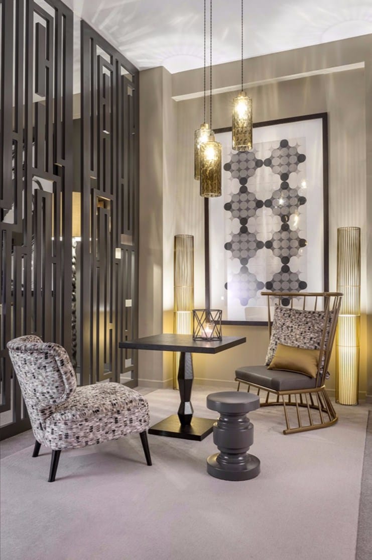 Metal floor lamp AUREA By Hamilton Conte Paris