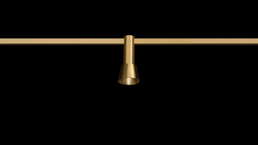 Brass Track-Light AUROOM X By Centrsvet design Dima Loginoff