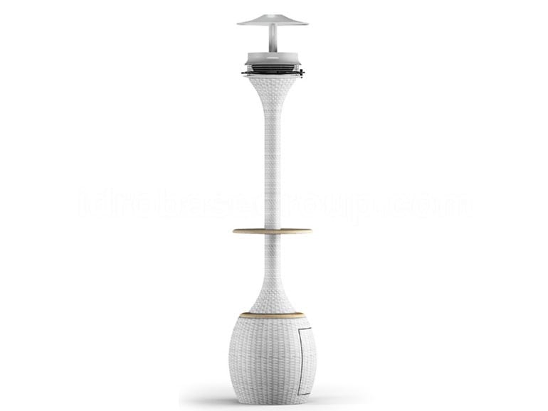 Floor standing misting system with LED lights AURORA By Enjoy your Life
