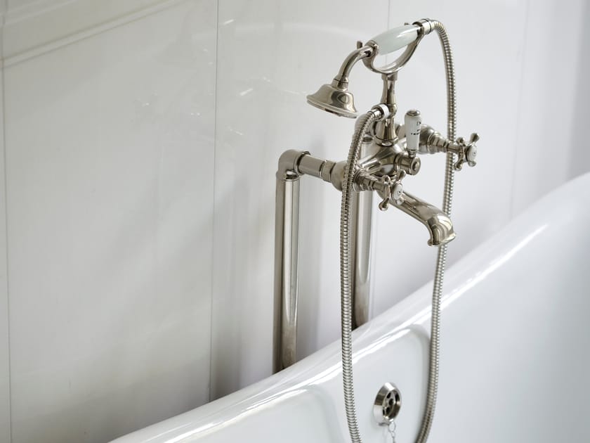 AUSTIN 2 hole floor standing bathtub mixer with hand shower By Devon&Devon