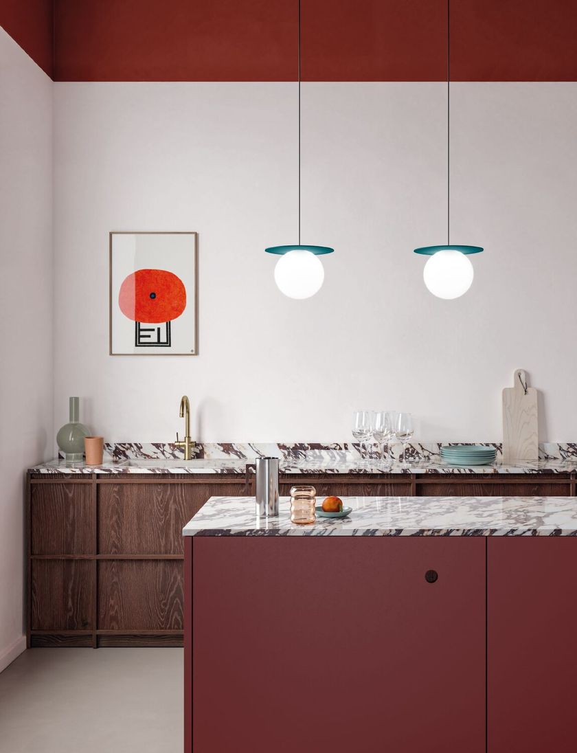 KISS LED single pendant lamp By AXOLIGHT