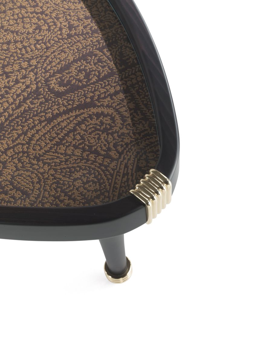 AXUM Triangular wooden side table By ETRO Home Interiors
