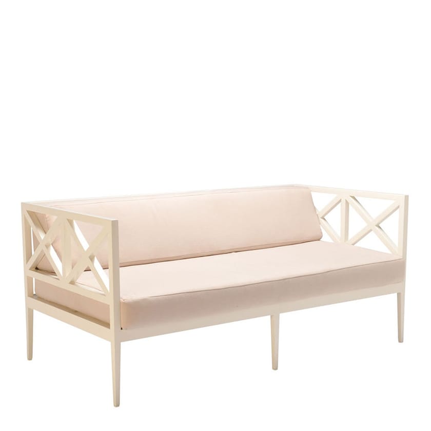 AZIMUTH CROSS Bench with back By JANUS et Cie | design Michael Vanderbyl