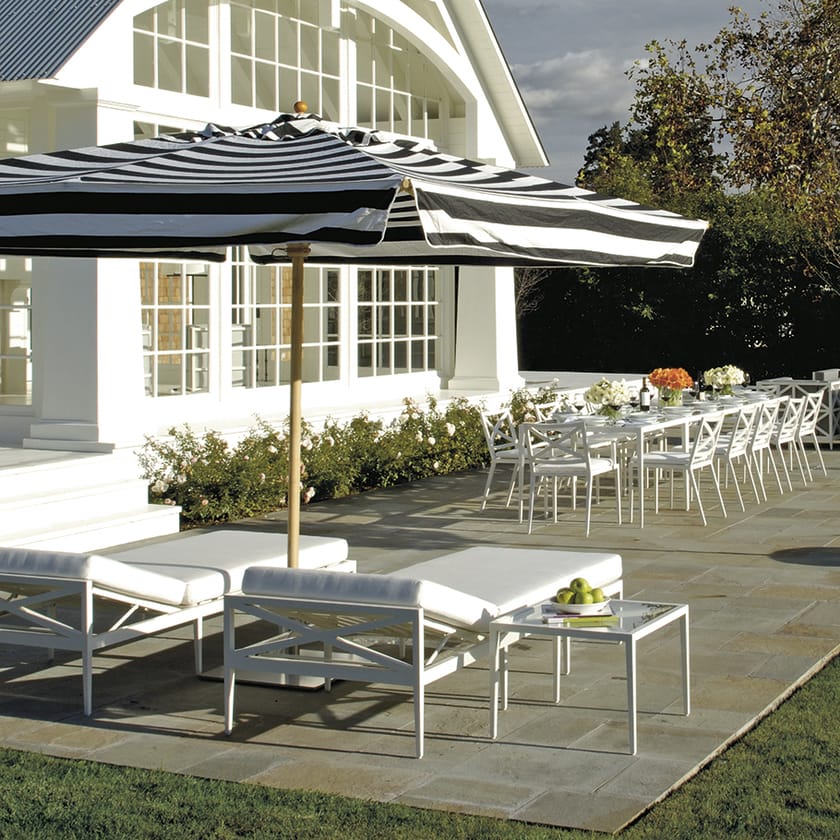 AZIMUTH CROSS | Rectangular table By JANUS et Cie design Michael Vanderbyl