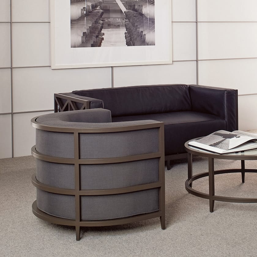 AZIMUTH LINEAR CLUB | Armchair By JANUS et Cie design Michael Vanderbyl