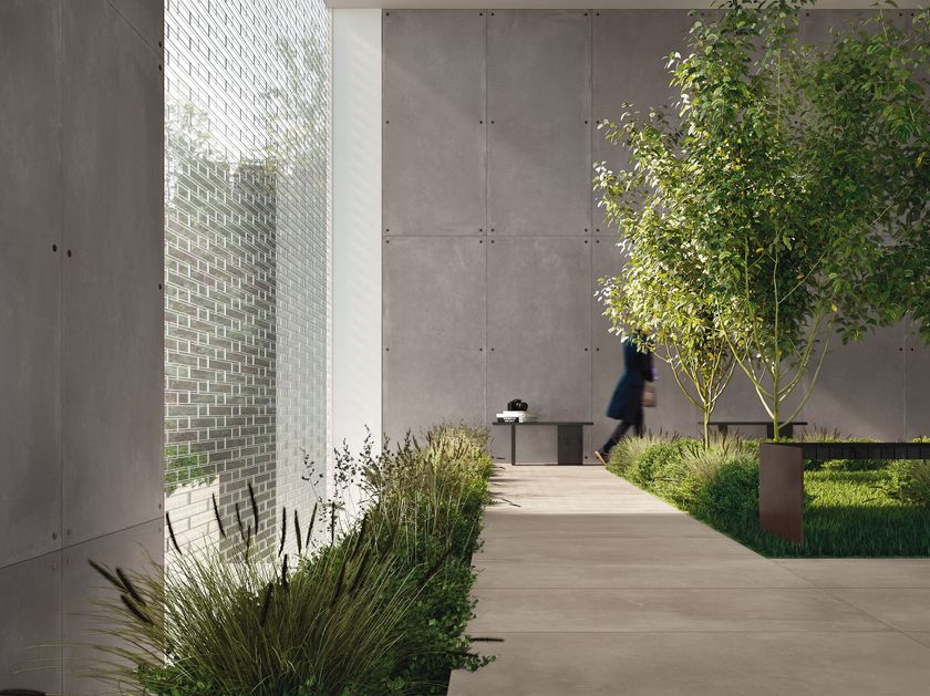 Indoor/outdoor full-body porcelain stoneware wall/floor tiles AZUMA By ...