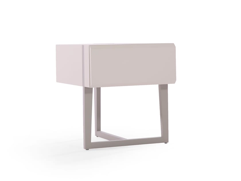 CROSS MDF bedside table with drawers By Able