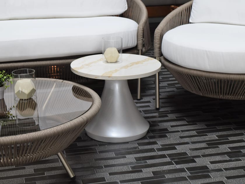 REIMS Round marble coffee table By Able