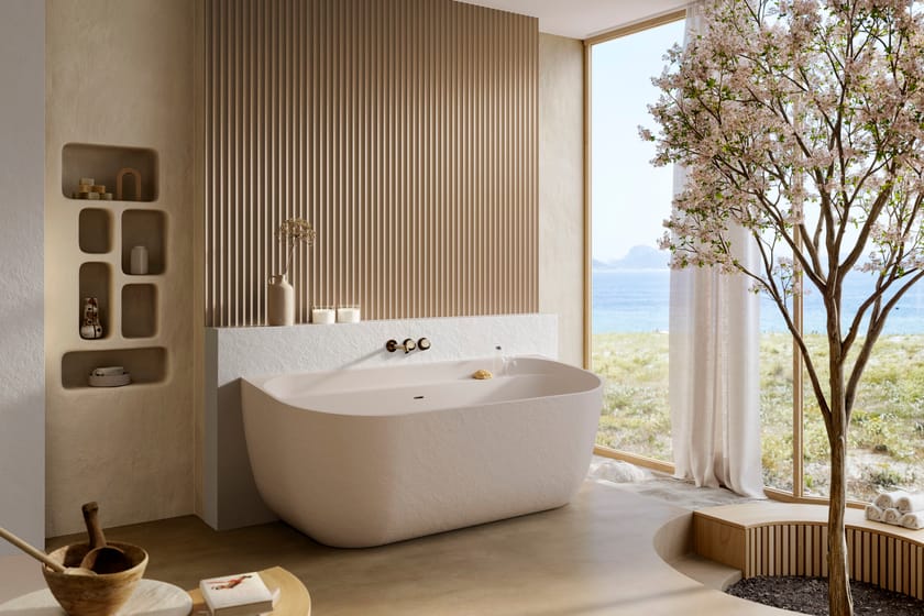 NOON SLATE Bathtub By Acquabella