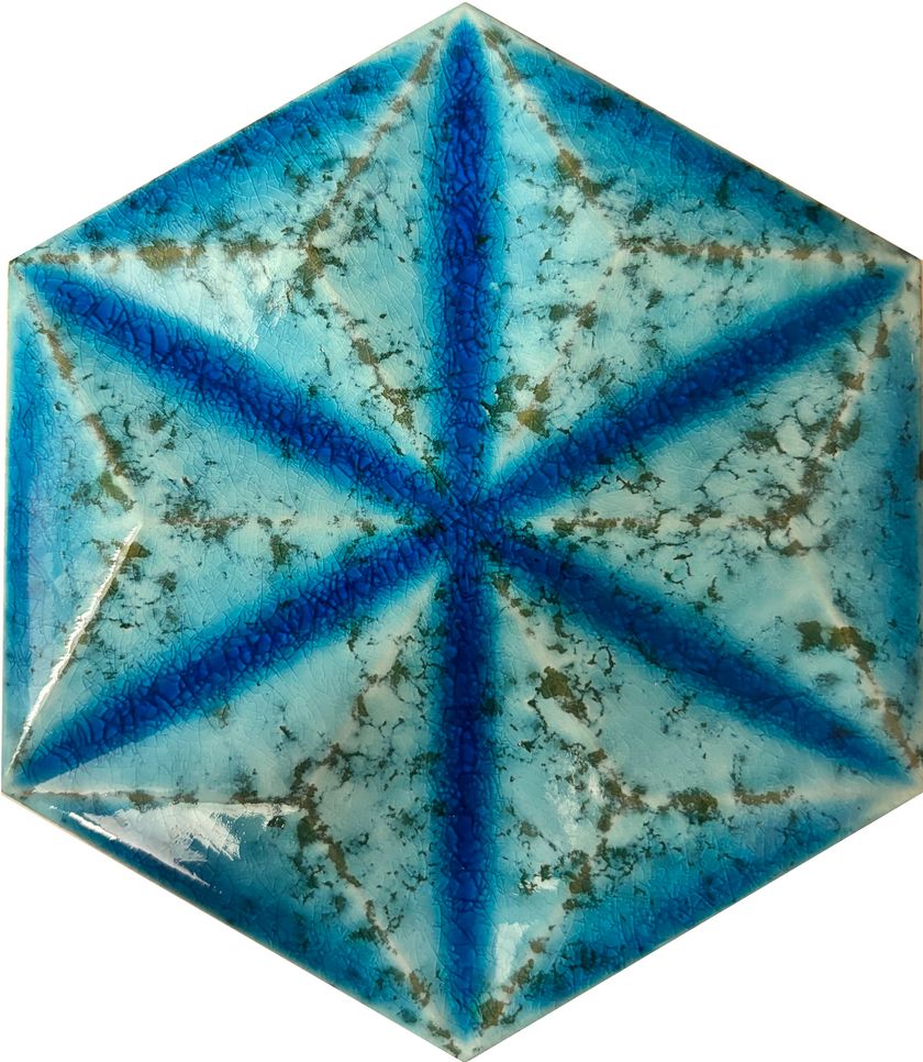 EXA16 STELLA Indoor double-fired ceramic wall tiles By Acquario Due