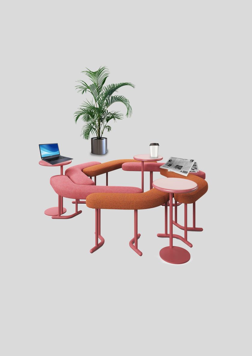 BISCUIT SMALL Round wooden high side table By Adrenalina | design ...