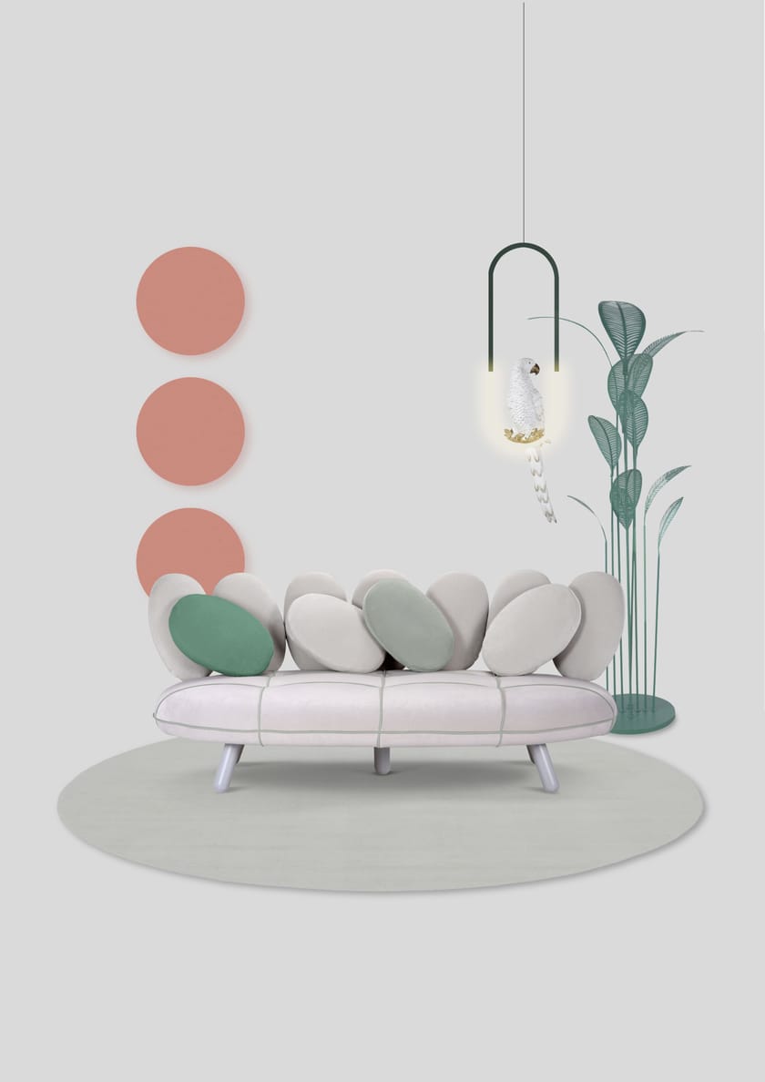 JELLY 2 seater sofa By Adrenalina | design Simone Micheli