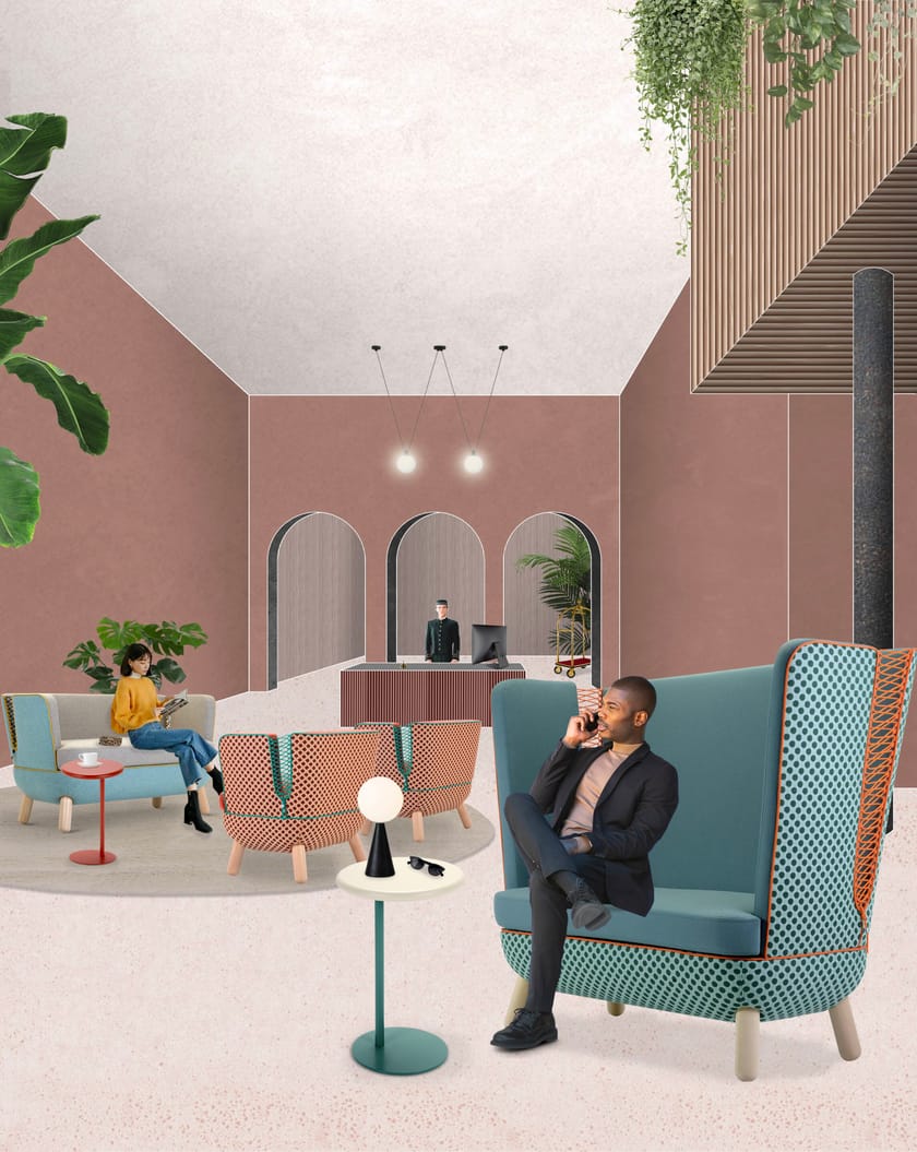 SLY HIGH Armchair high-back By Adrenalina | design Italo Pertichini