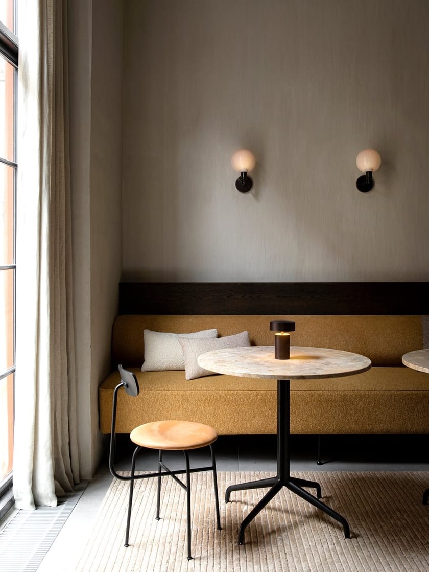 AFTEROOM DINING CHAIR Open back steel chair By MENU | design AFTEROOM