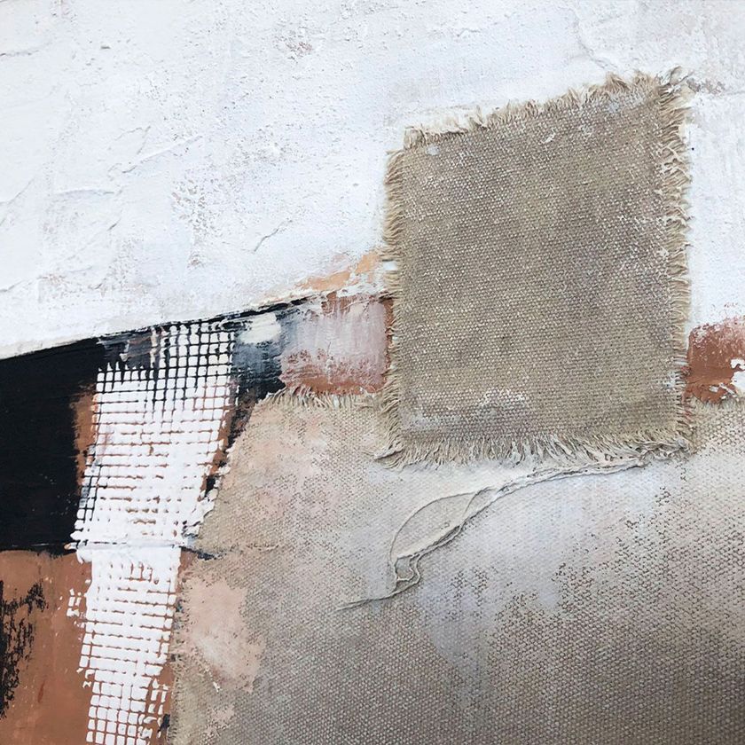 DUST ABSTRACT Canvas Painting By Agave