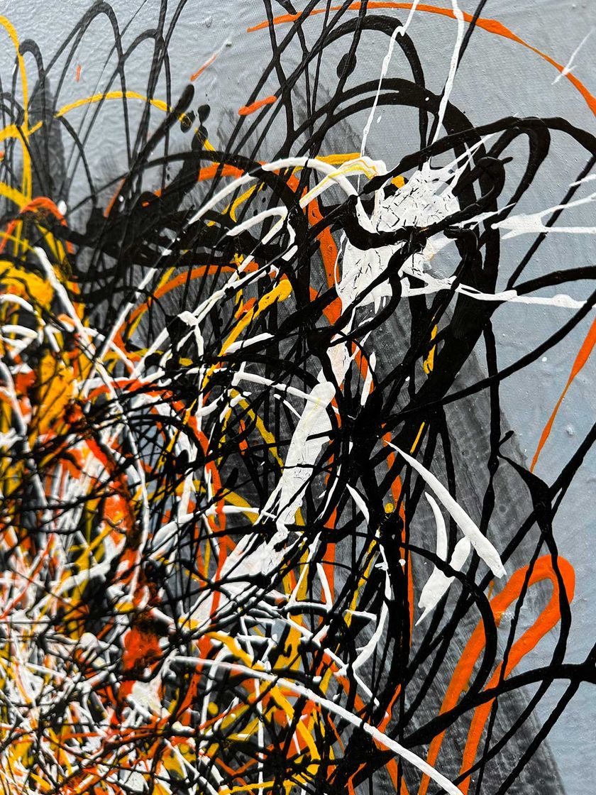 OMAGGIO A POLLOCK Quadro in tela By Agave