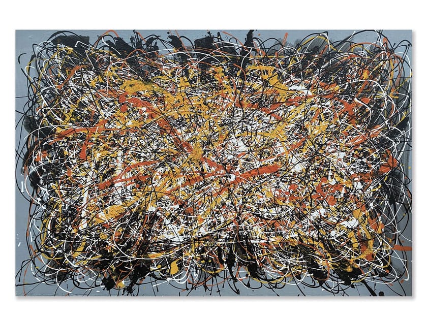 OMAGGIO A POLLOCK Quadro in tela By Agave