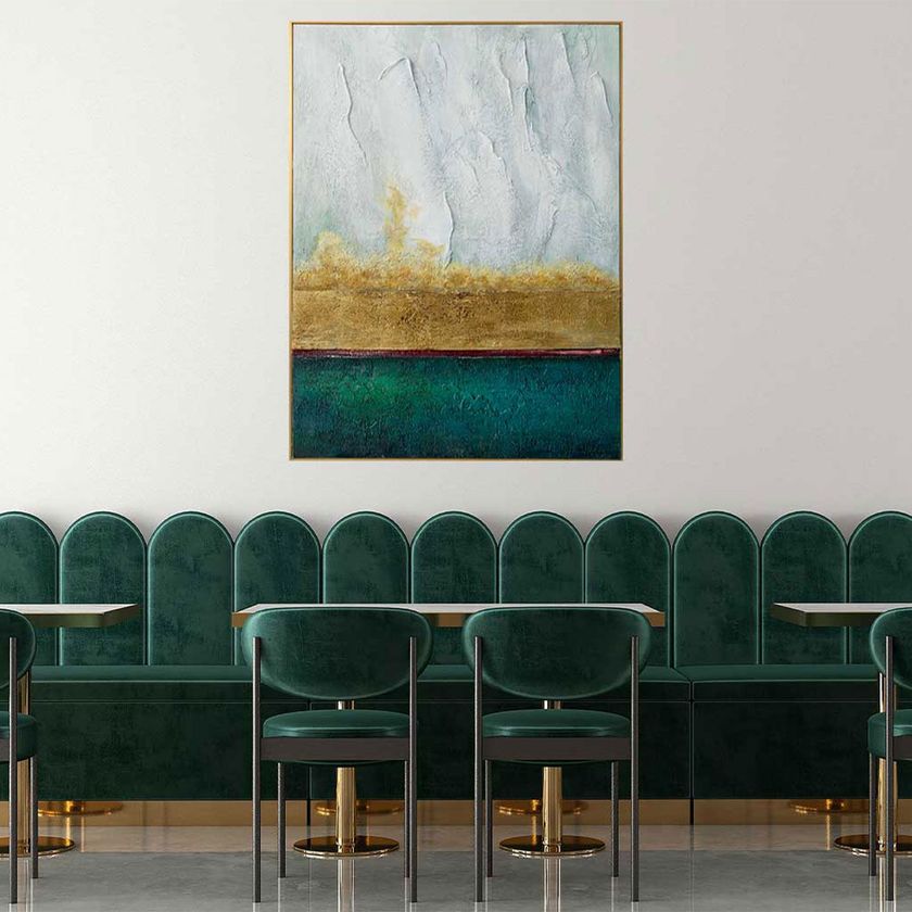 THE LINE Canvas Painting By Agave