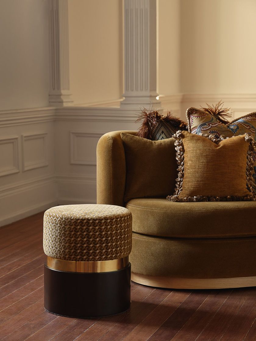 ENSEMBLES VELVET Solid-color upholstery fabric By Aldeco