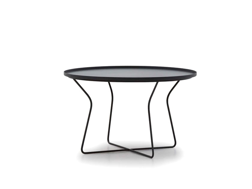TUFT Round metal coffee table By Alf DaFrè