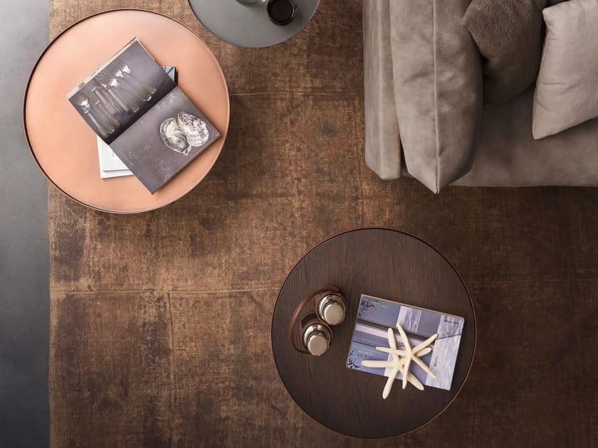 TUFT Round metal coffee table By Alf DaFrè