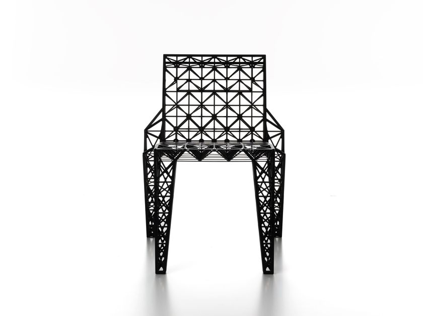 LANUDA Stackable aluminium chair By Alias