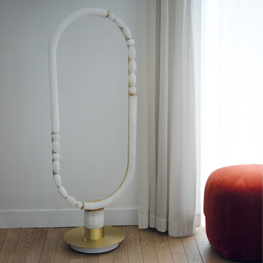 PEARL L Floor lamp By Ame Editions Manufacturées