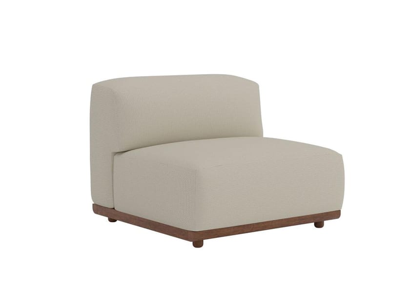 NILO SF2388 Modular fabric garden armchair By Andreu World